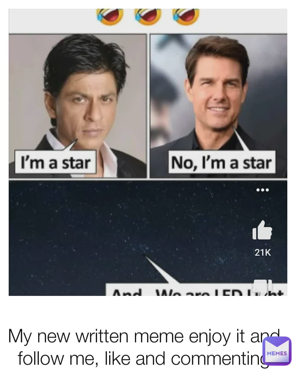 My new written meme enjoy it and follow me, like and commenting ...