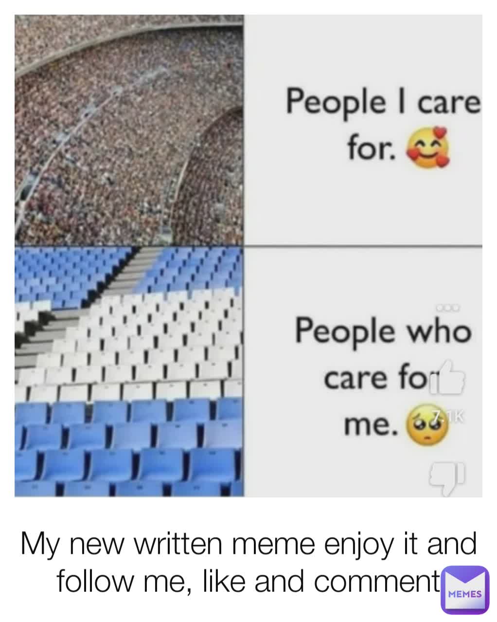 My new written meme enjoy it and follow me, like and comment ...