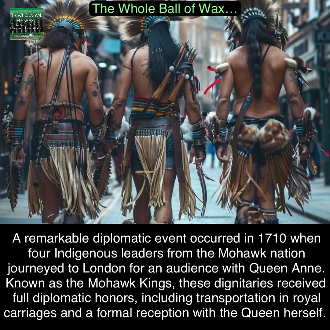 Double tap to edit A remarkable diplomatic event occurred in 1710 when four Indigenous leaders ...
