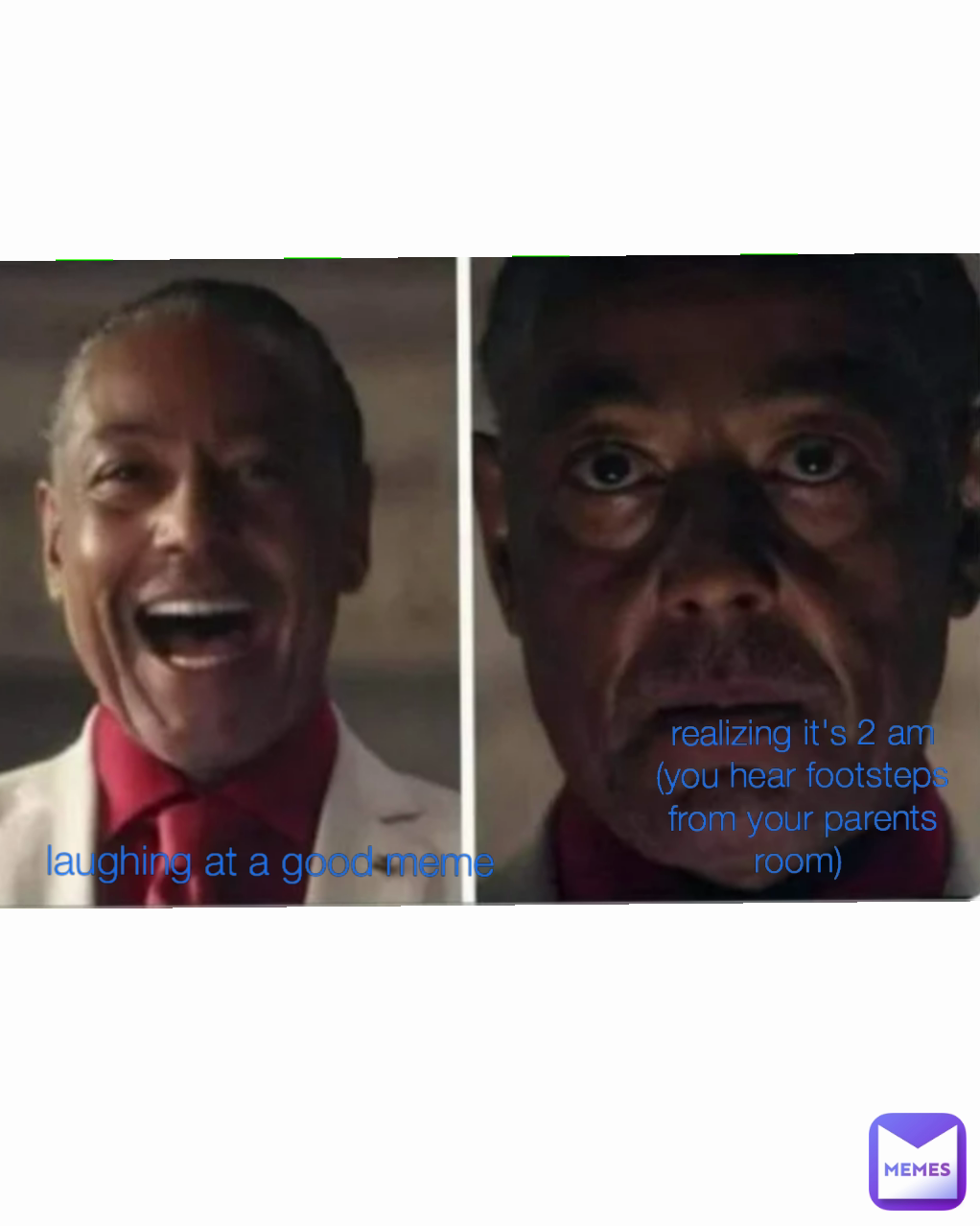 realizing it's 2 am (you hear footsteps from your parents room ...