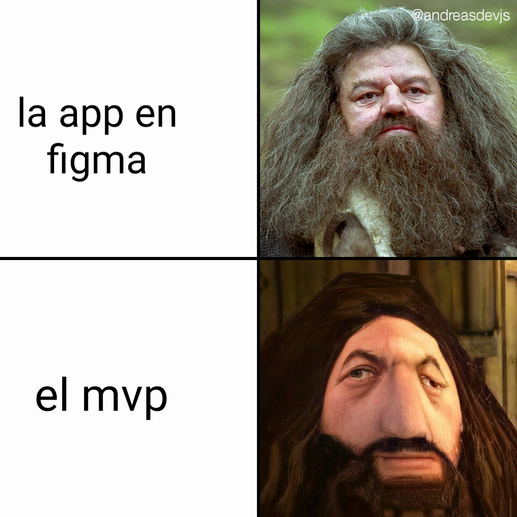 @andreasdevjs el mvp la app en figma | @andreasdevjs | Memes