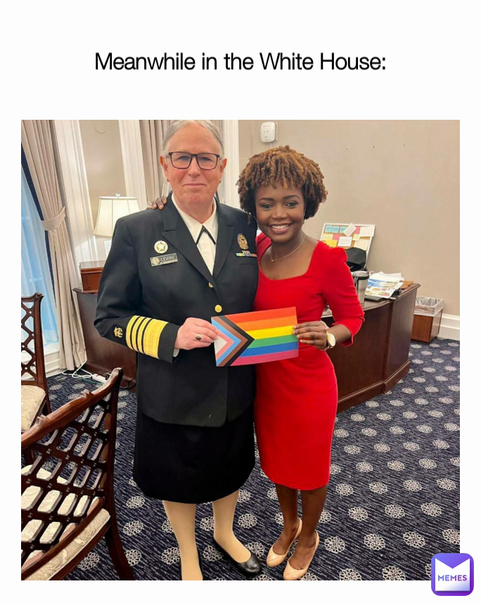 Meanwhile in the White House: | @Koseean | Memes