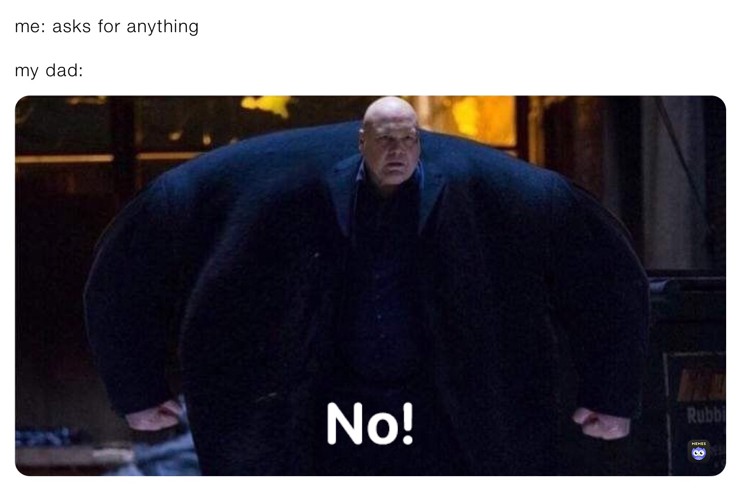me: asks for anything my dad: | @chuckplayz | Memes