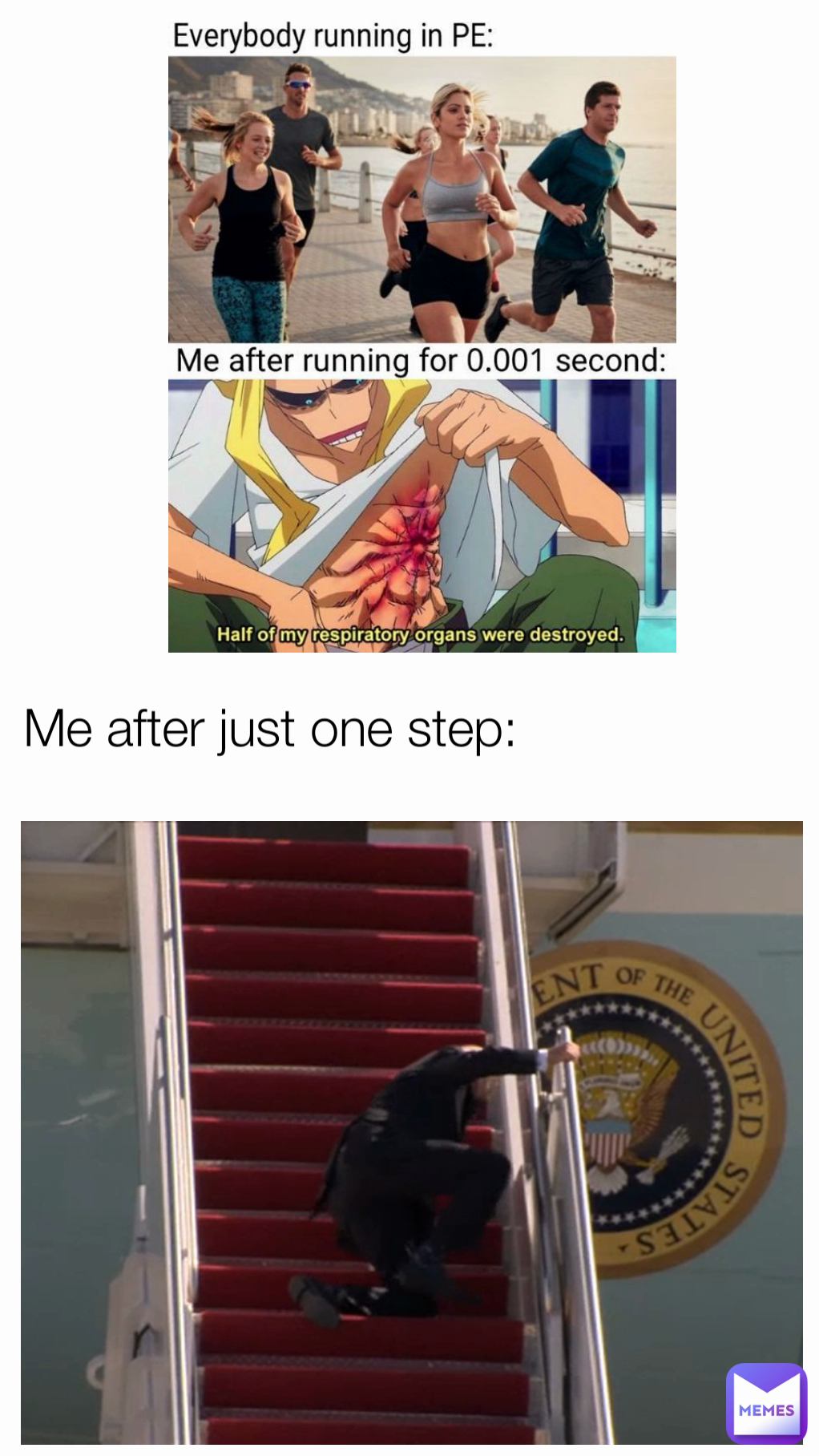 Me after just one step: | @Faithinas | Memes