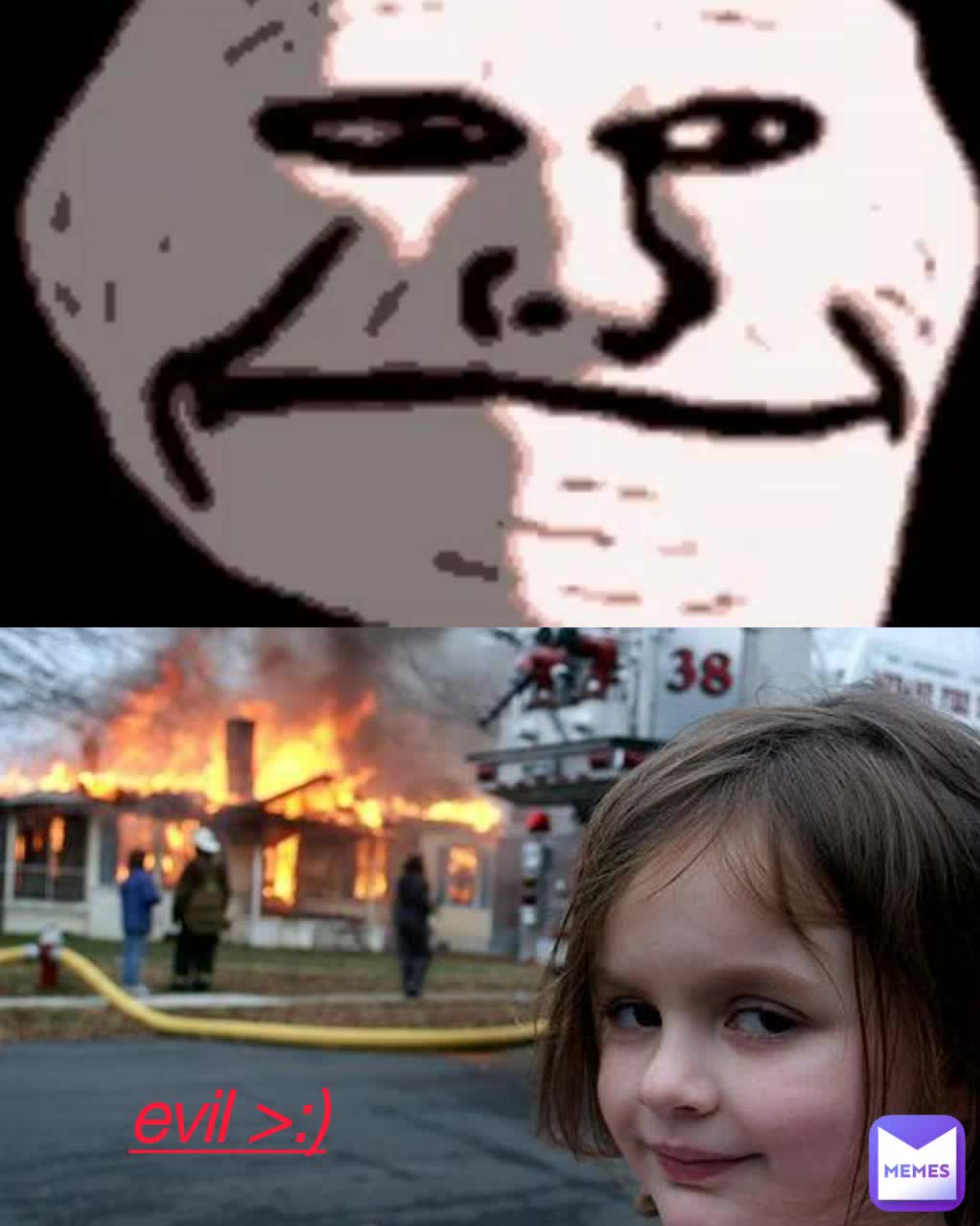 evil >:) Type Text | @memguy543 | Memes