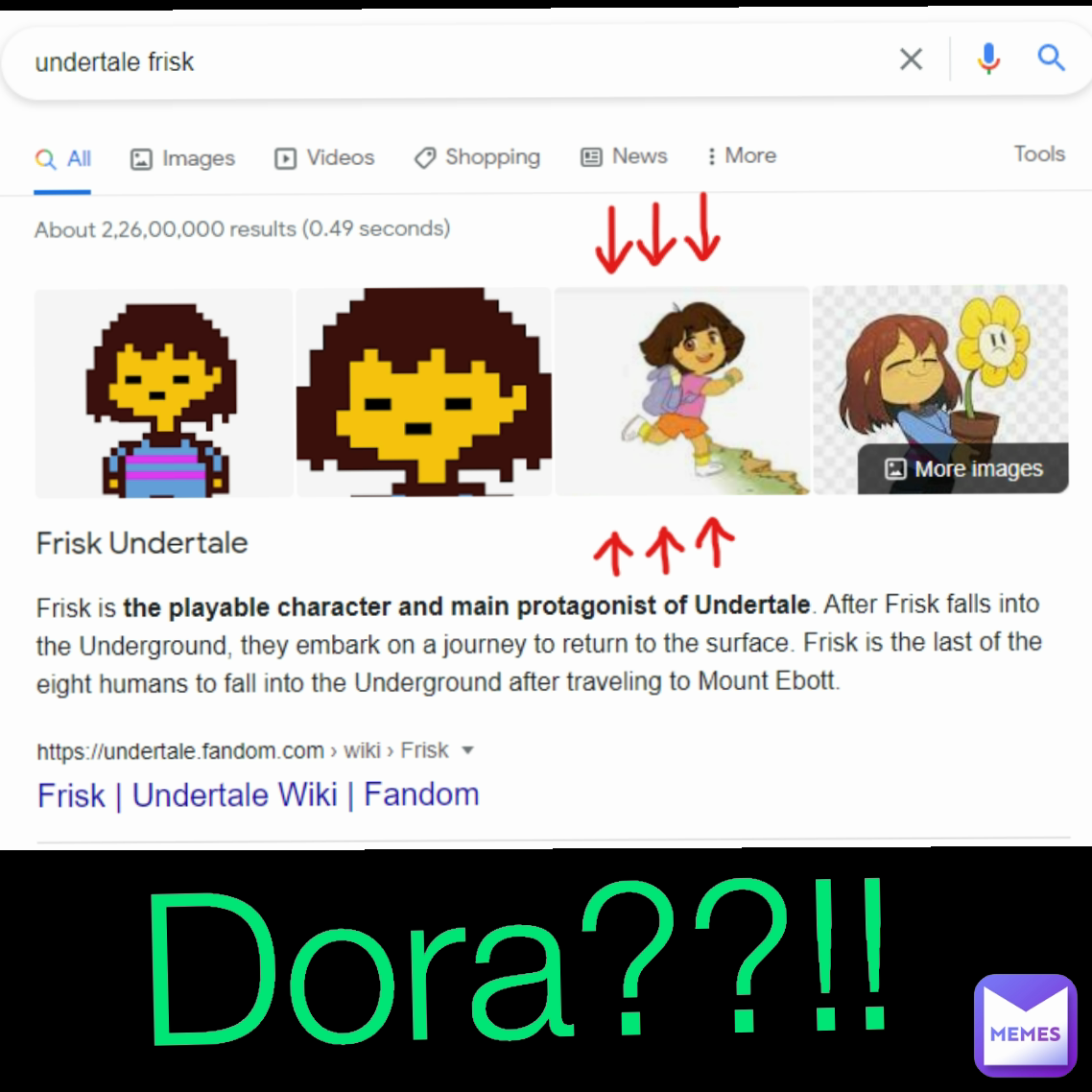 Dora??!! Type Text | @frogress_high | Memes