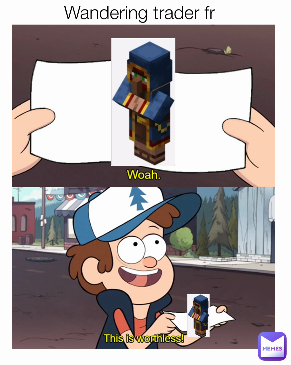 Wandering trader fr | @BoxShark | Memes