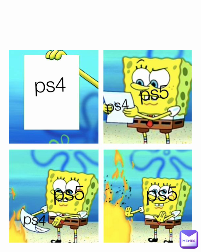 Ps4 Meme Spongebob