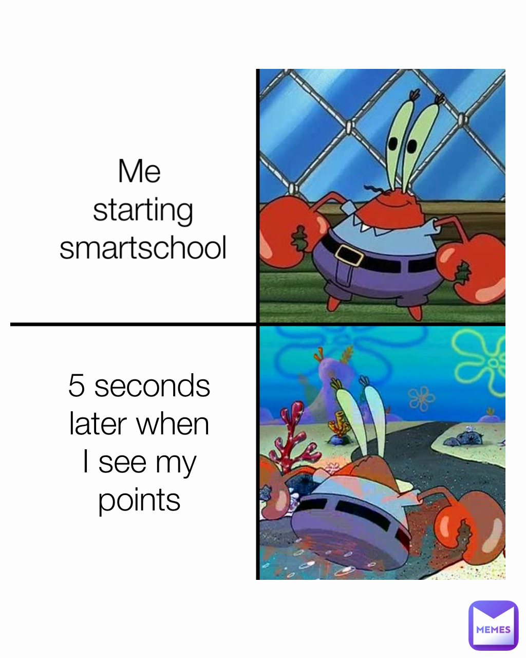 Me starting smartschool 5 seconds later when I see my points ...