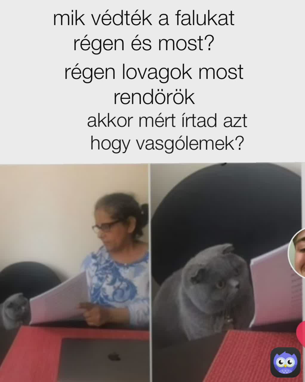 mik védték a falukat régen és most? régen lovagok most rendörök akkor ...