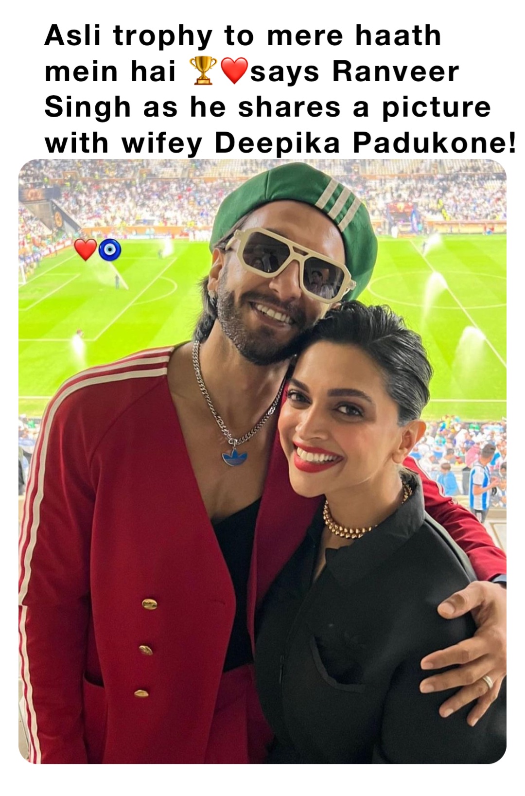 Asli trophy to mere haath mein hai 🏆 ️says Ranveer Singh as he shares a ...