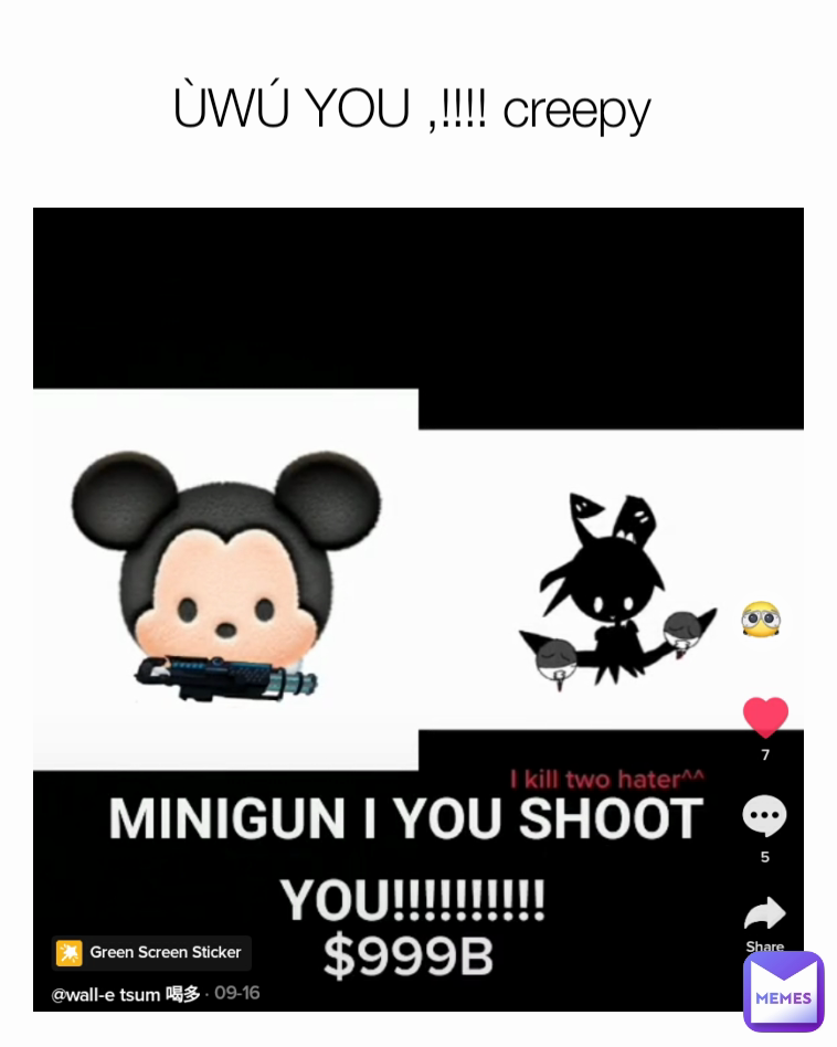 ÙWÚ YOU ,!!!! creepy | @zombie_villagercat | Memes