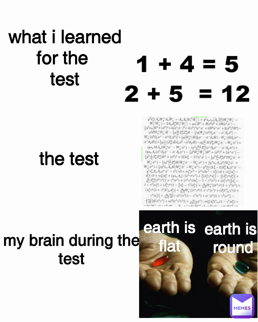 the test my brain during the test earth is round what i learned for the ...