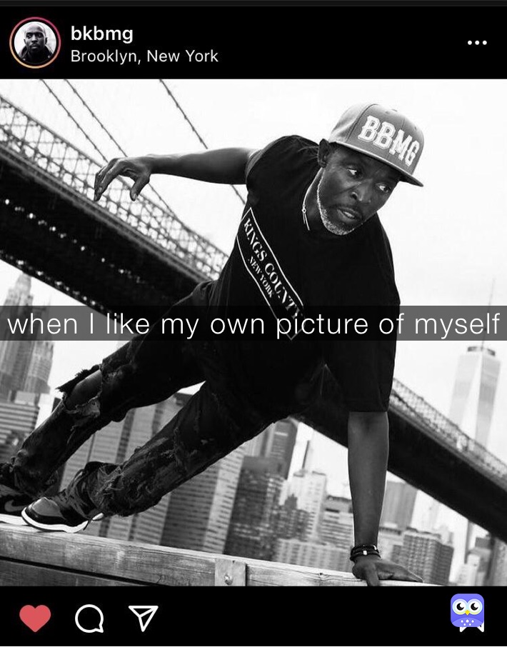 when I like my own picture of myself | @memetheunworthy | Memes