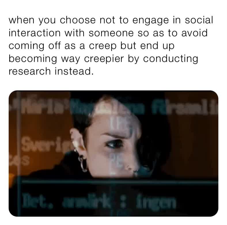 when you choose not to engage in social interaction with someone so as ...