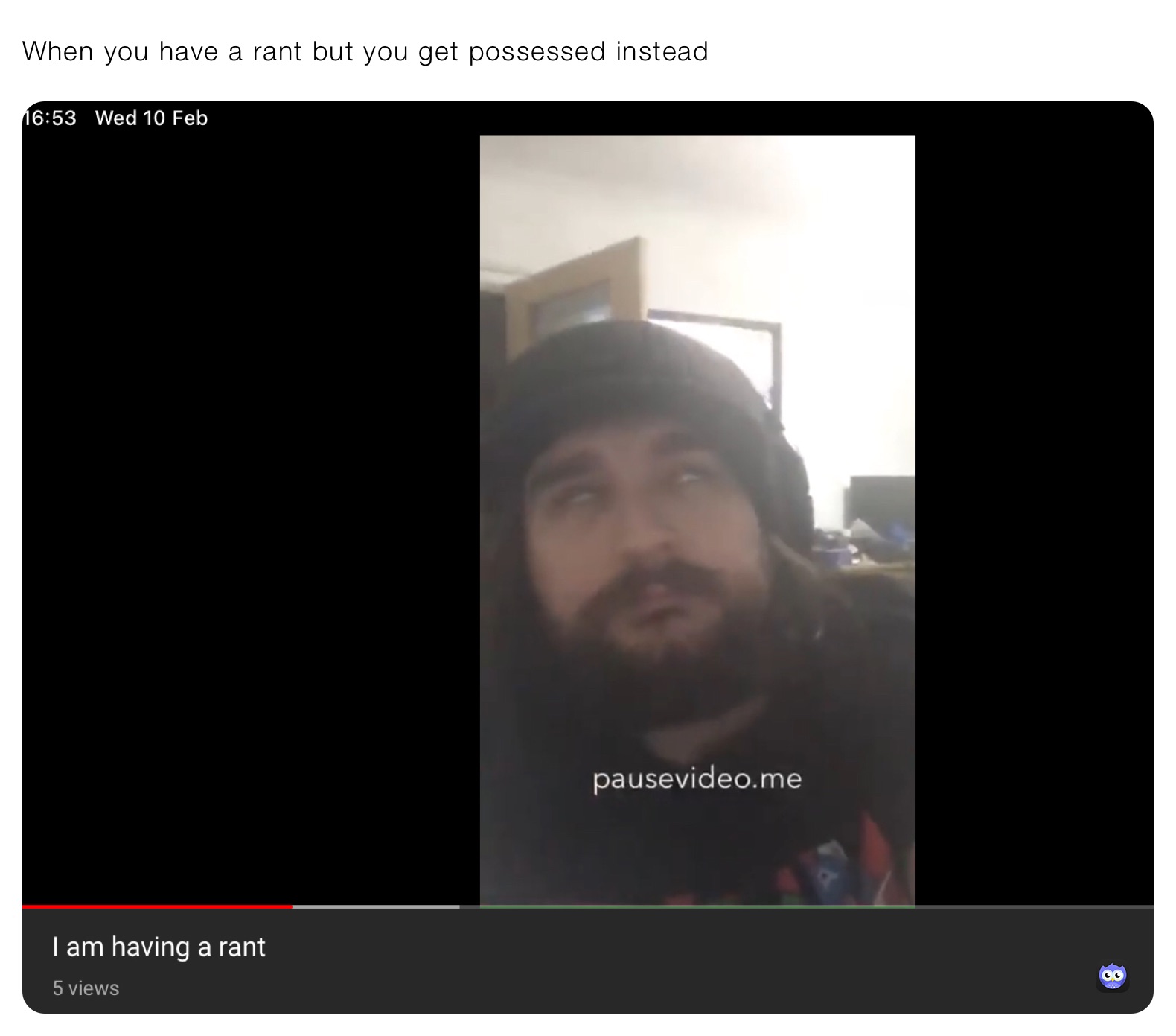 When you have a rant but you get possessed instead | @tobylovesmemes ...