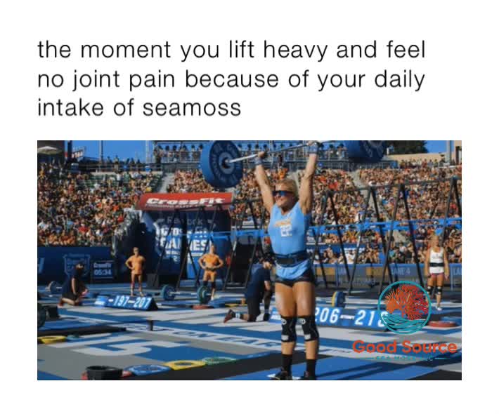 the moment you lift heavy and feel no joint pain because of your daily ...