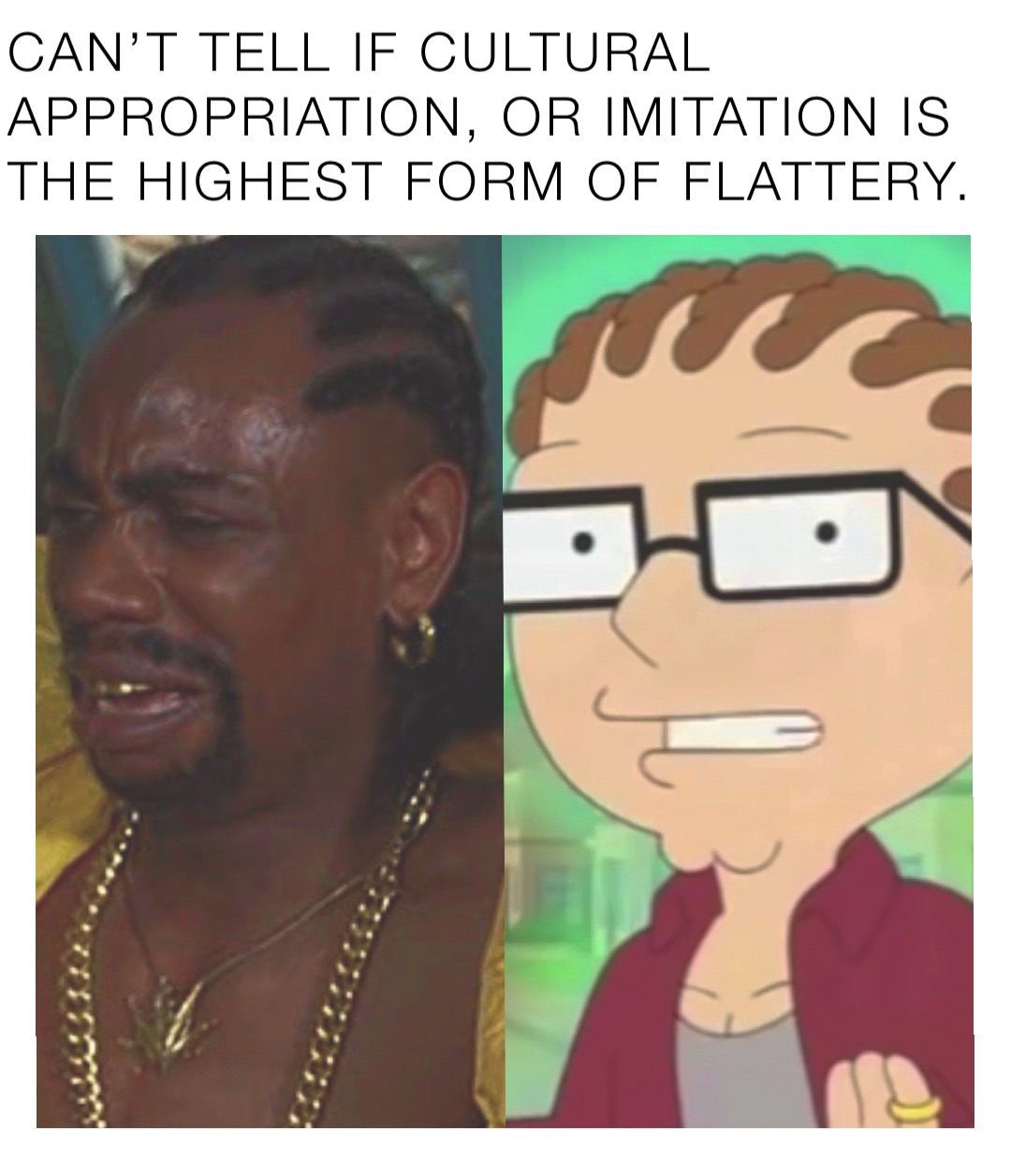 CAN’T TELL IF CULTURAL APPROPRIATION, OR IMITATION IS THE HIGHEST FORM ...