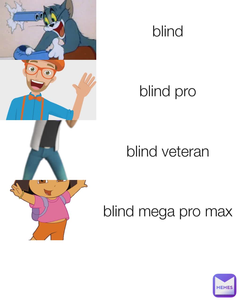 Type Text blind blind pro blind veteran blind mega pro max | @Christmas ...