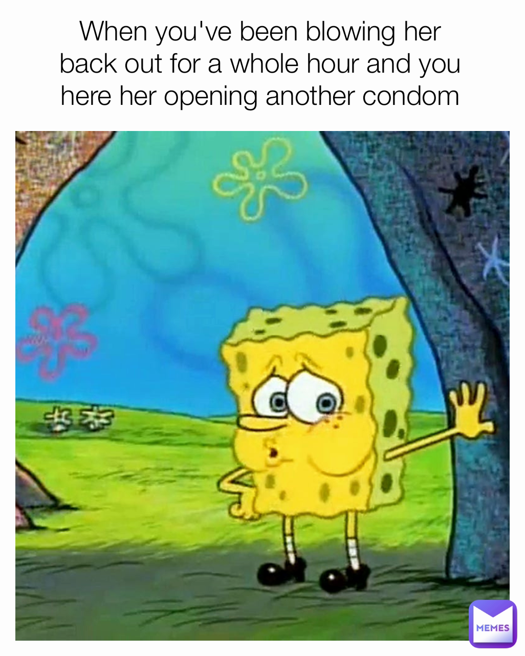 When you fart but feel something wet between your butt cheeks ...