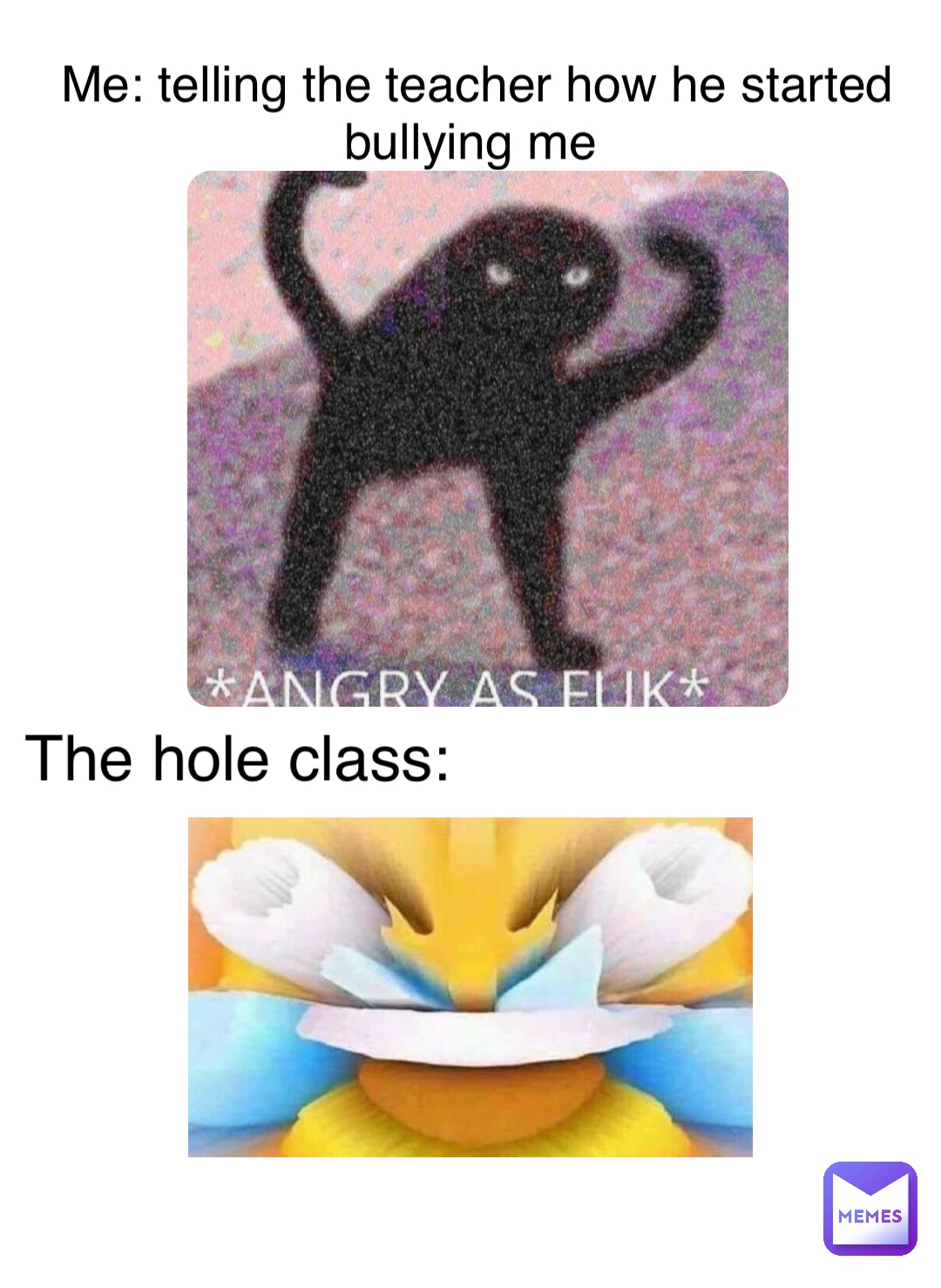 Double tap to edit Me: telling the teacher how he started bullying me ...