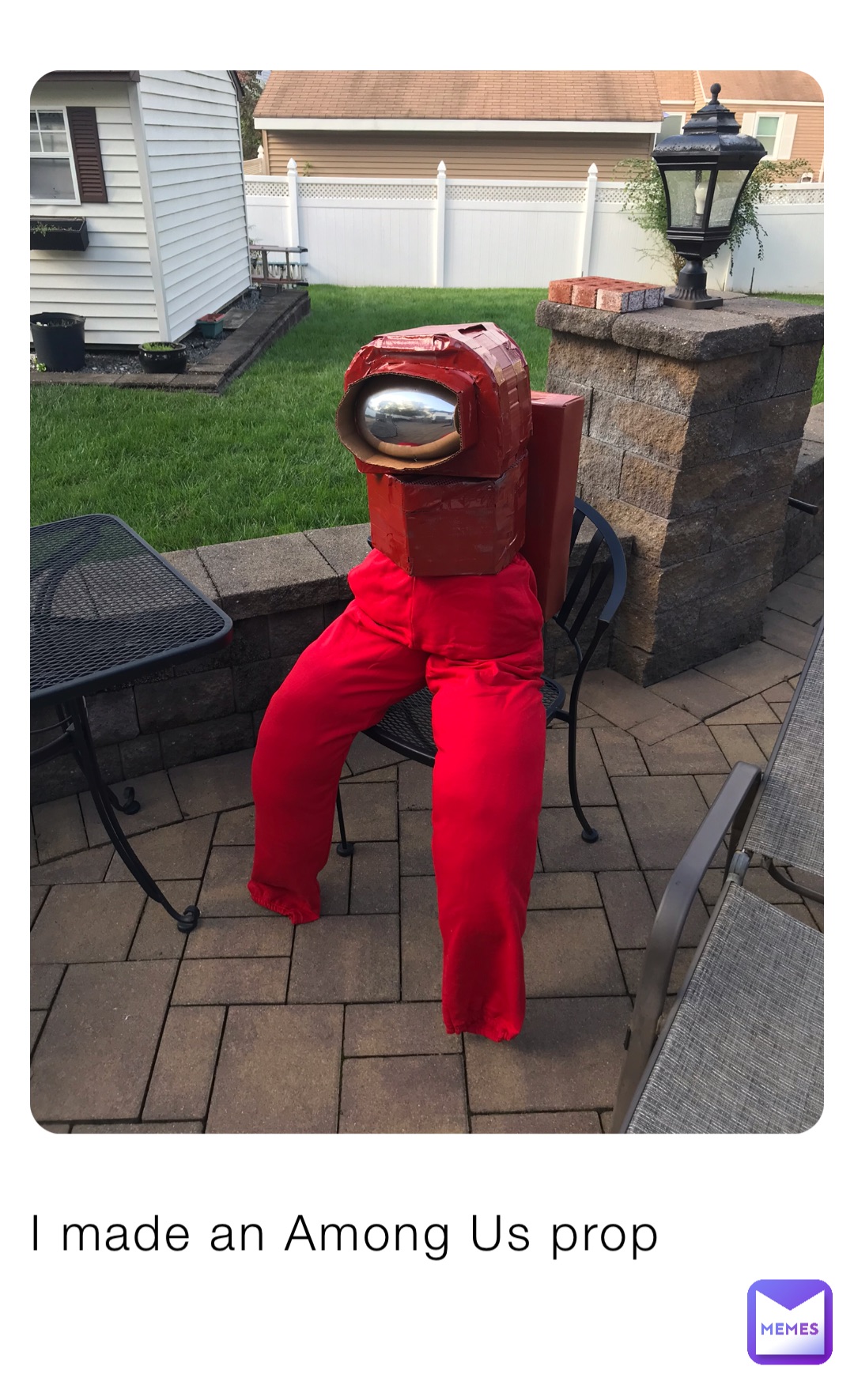 I made an Among Us prop | @crunchy_serpent | Memes