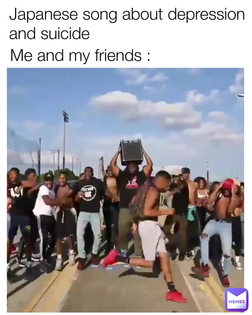 Me and my friends : Japanese song about depression and suicide ...