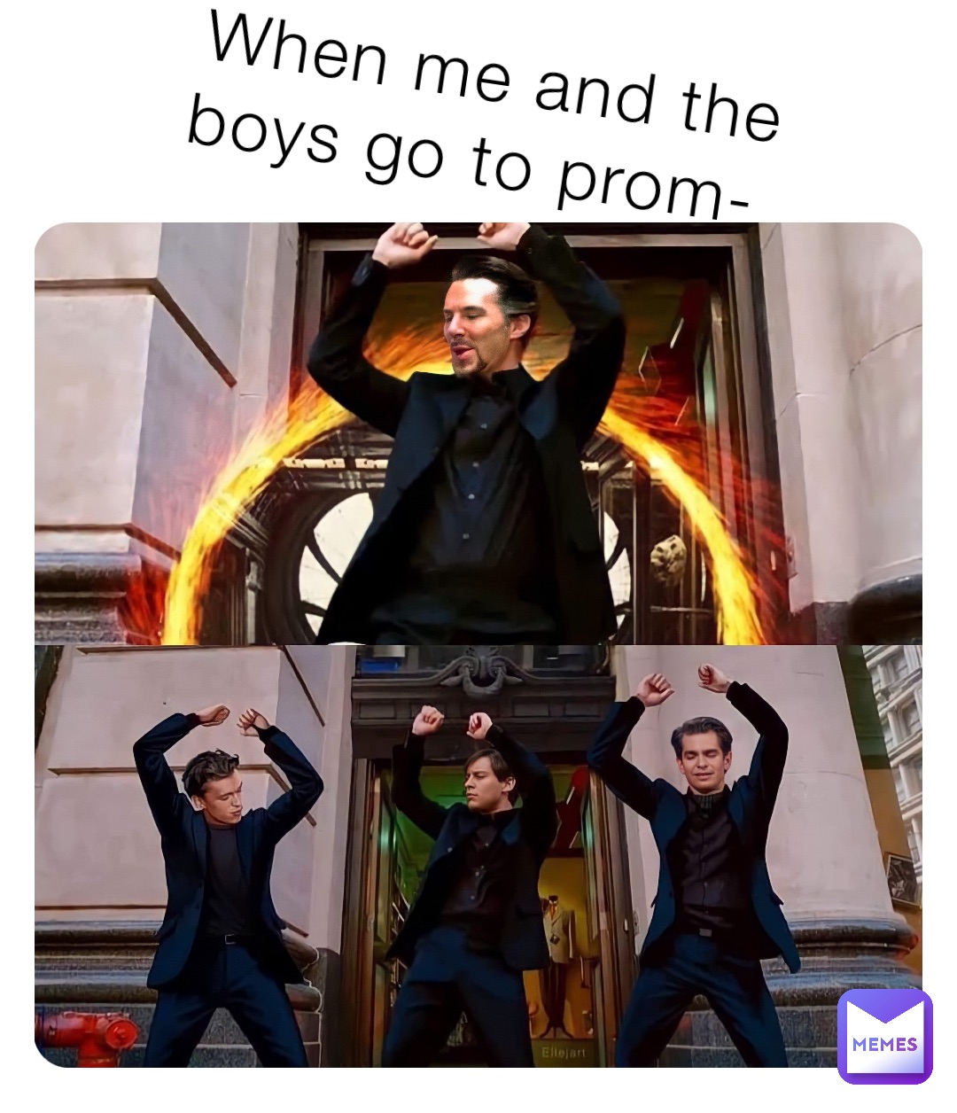 When me and the boys go to prom- | @Q_DOGGY | Memes