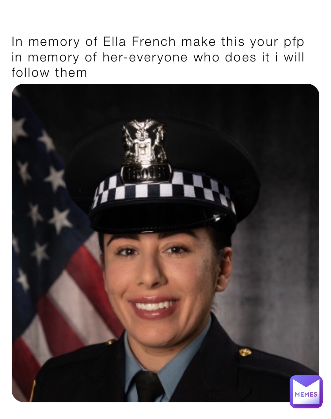 In memory of Ella French make this your pfp in memory of her-everyone ...