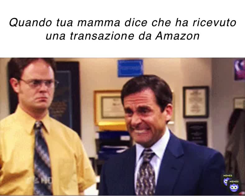 Quando tua mamma dice che ha ricevuto una transazione da Amazon ...