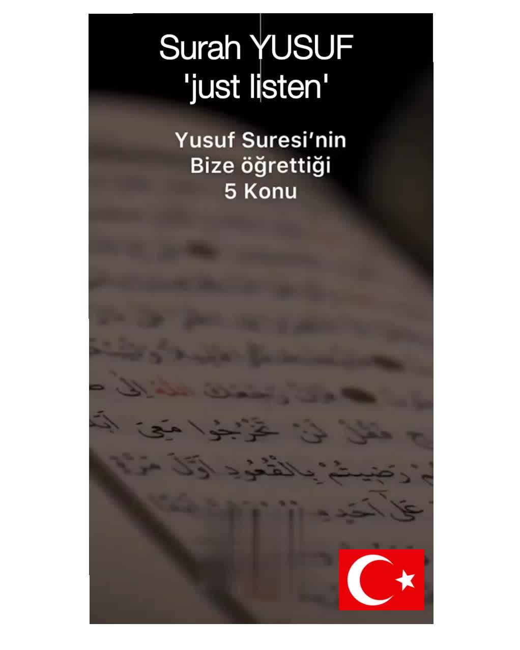 Surah YUSUF 'just listen' | @kortizon | Memes