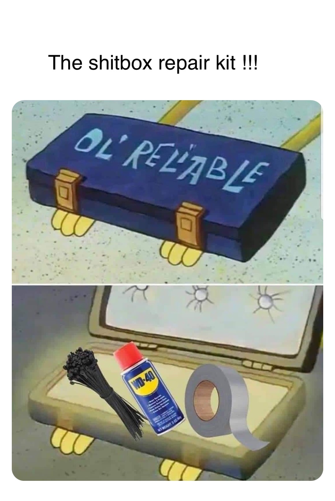 Double tap to edit The shitbox repair kit !!! | @robinhoodprinceofmemes ...