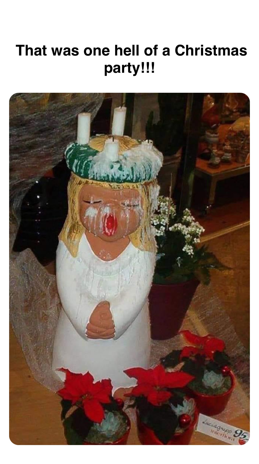 Double tap to edit That was one hell of a Christmas party ...