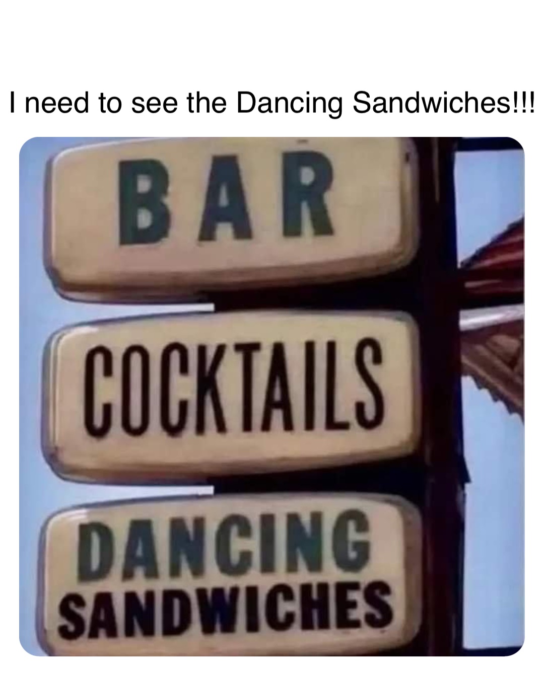 Double tap to edit I need to see the Dancing Sandwiches ...