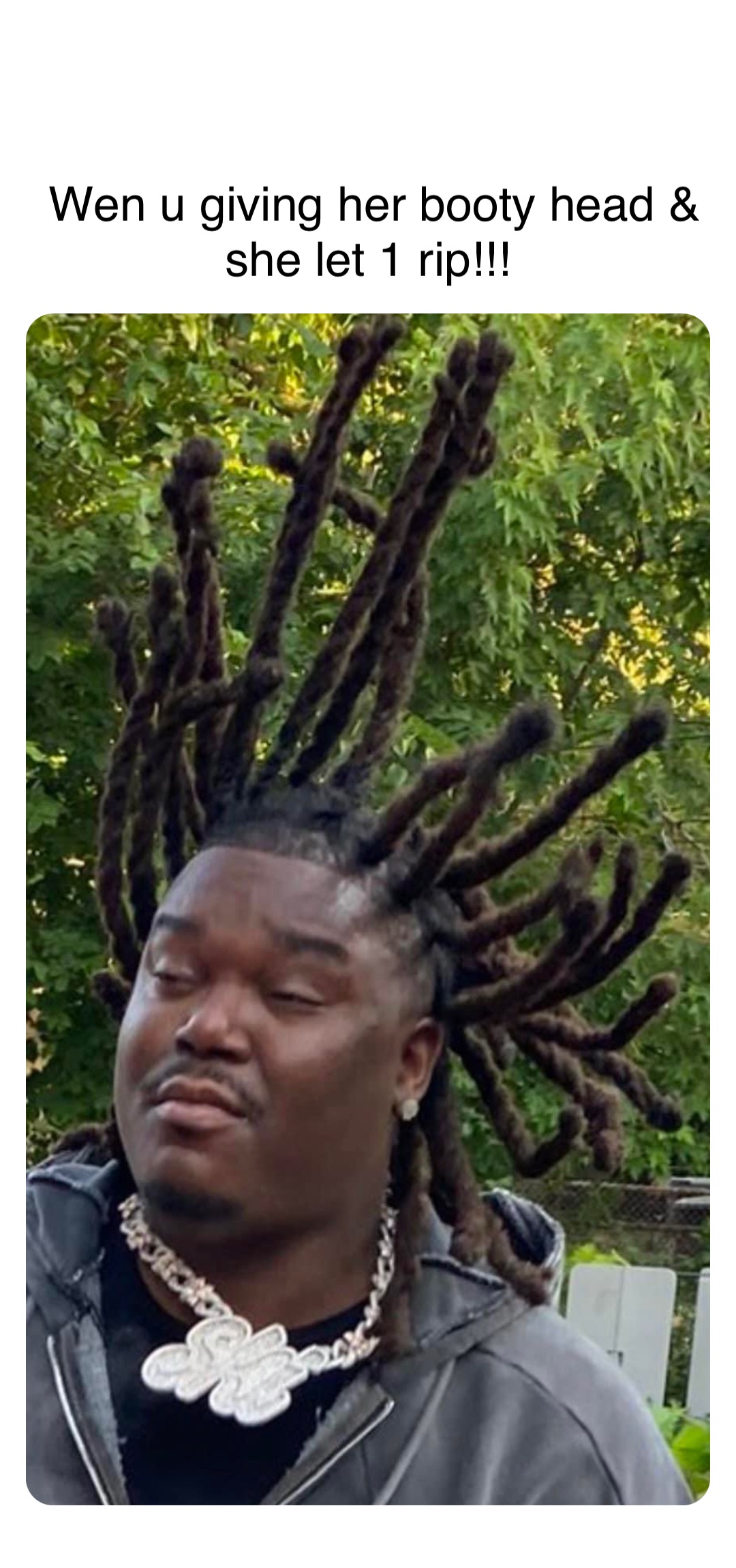 Double tap to edit Wen u giving her booty head & she let 1 rip ... Double tap to edit Wen u giving her booty head & she let 1 rip ...