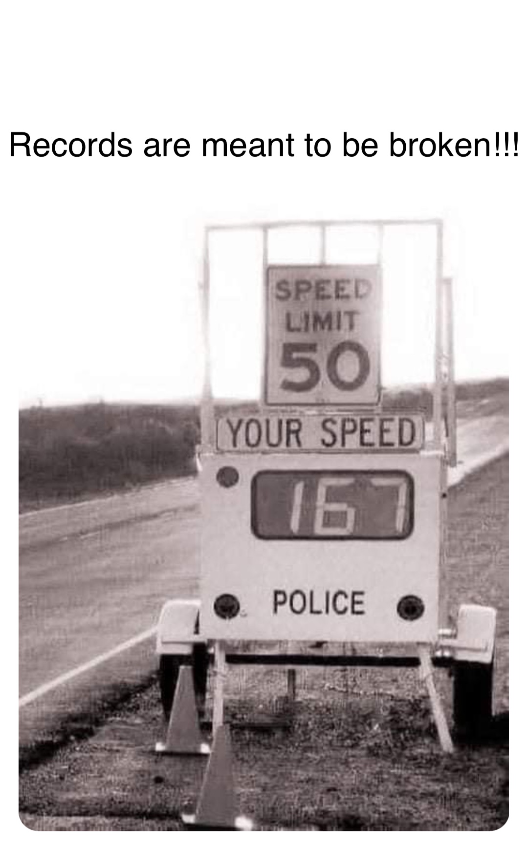 Double tap to edit Records are meant to be broken ...