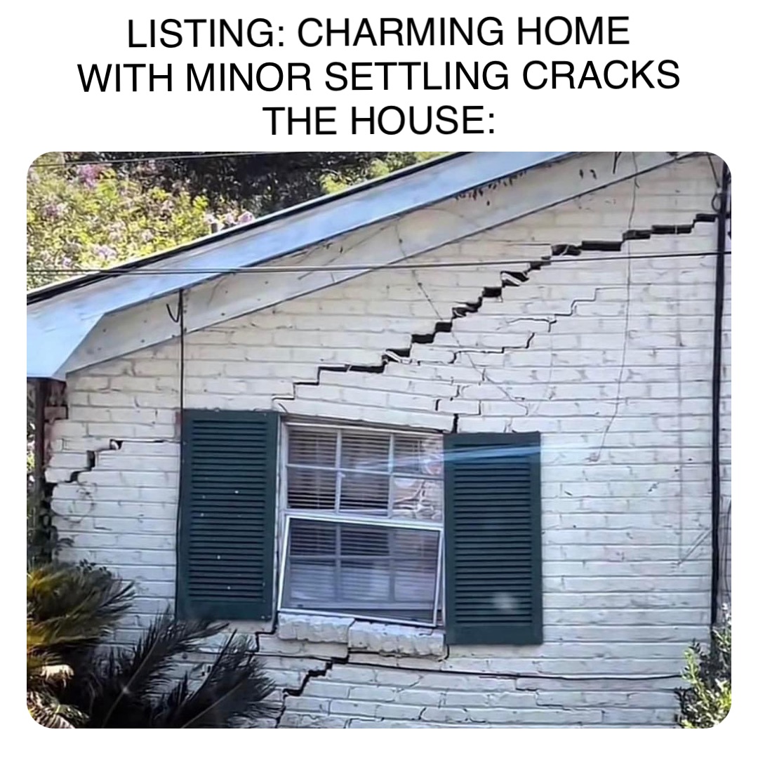 Double tap to edit LISTING: CHARMING HOME WITH MINOR SETTLING CRACKS ...