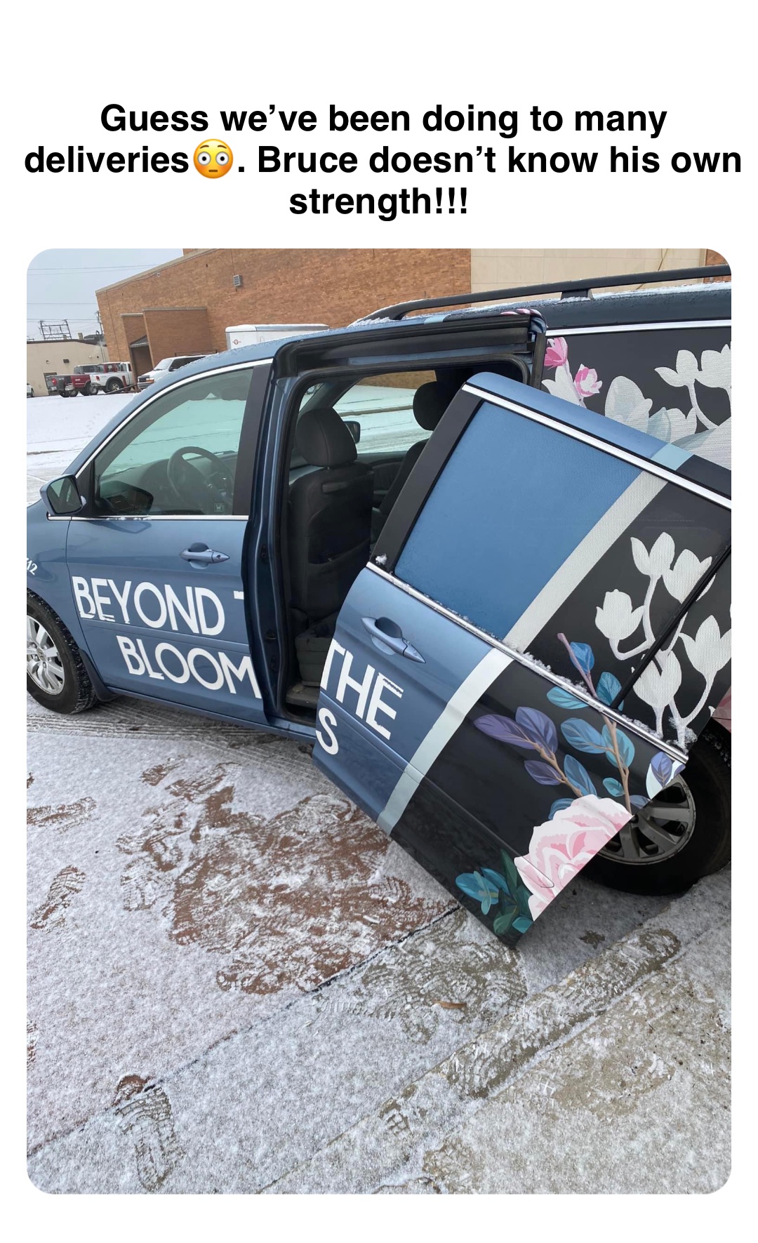 Double tap to edit Guess we’ve been doing to many deliveries😳. Bruce ...