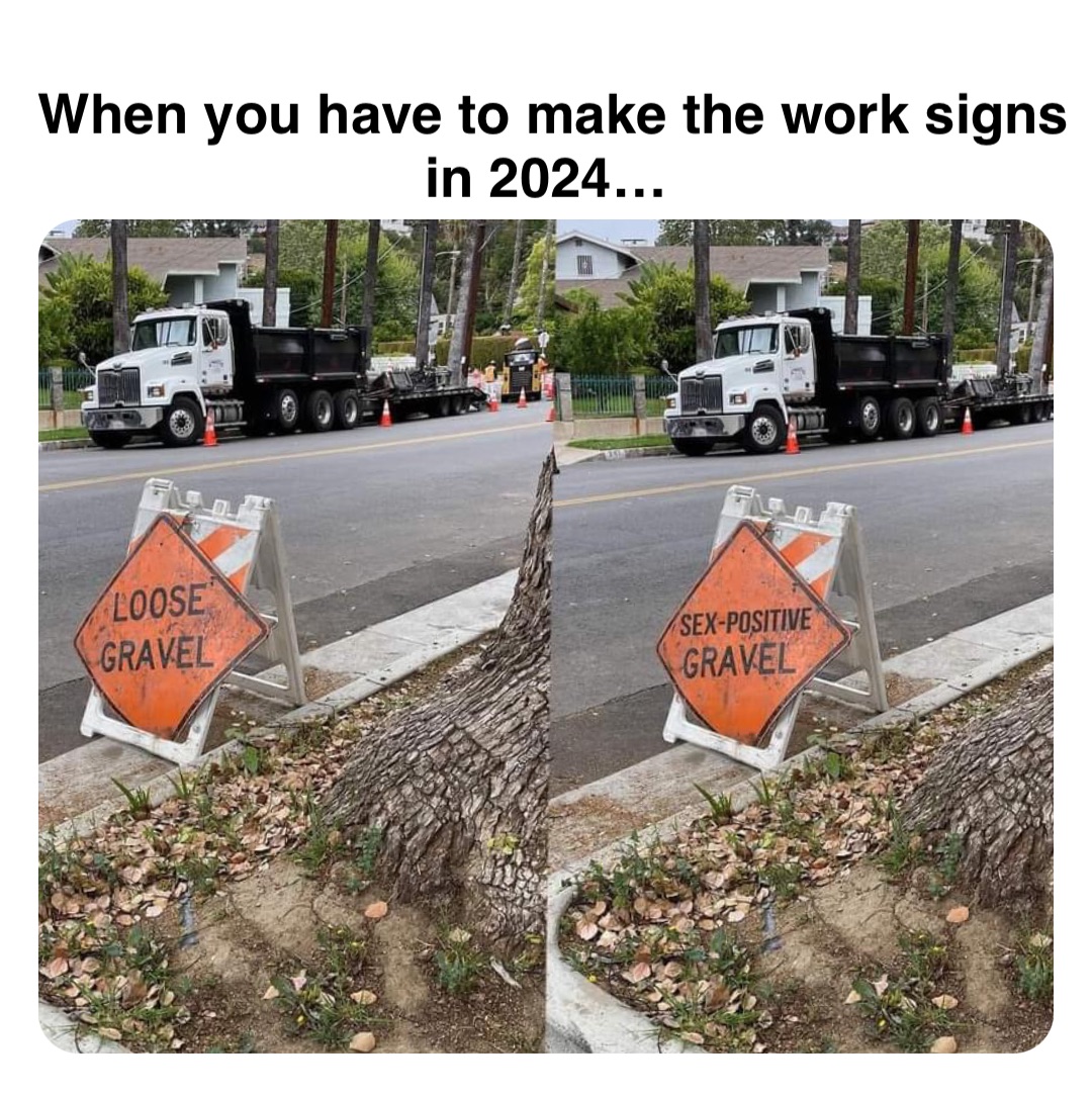 Double tap to edit When you have to make the work signs in 2024 ...