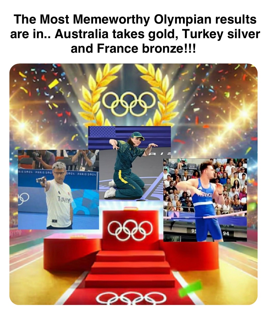Double tap to edit The Most Memeworthy Olympian results are in ...