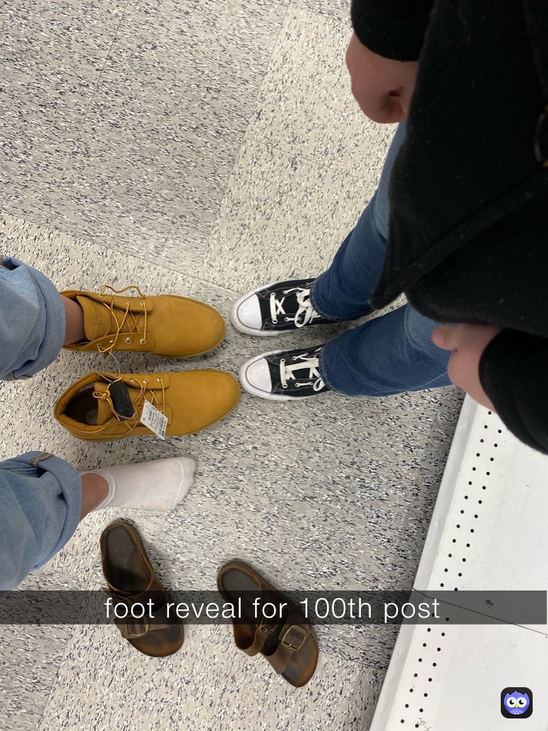 foot reveal for 100th post | @dallas_ray | Memes
