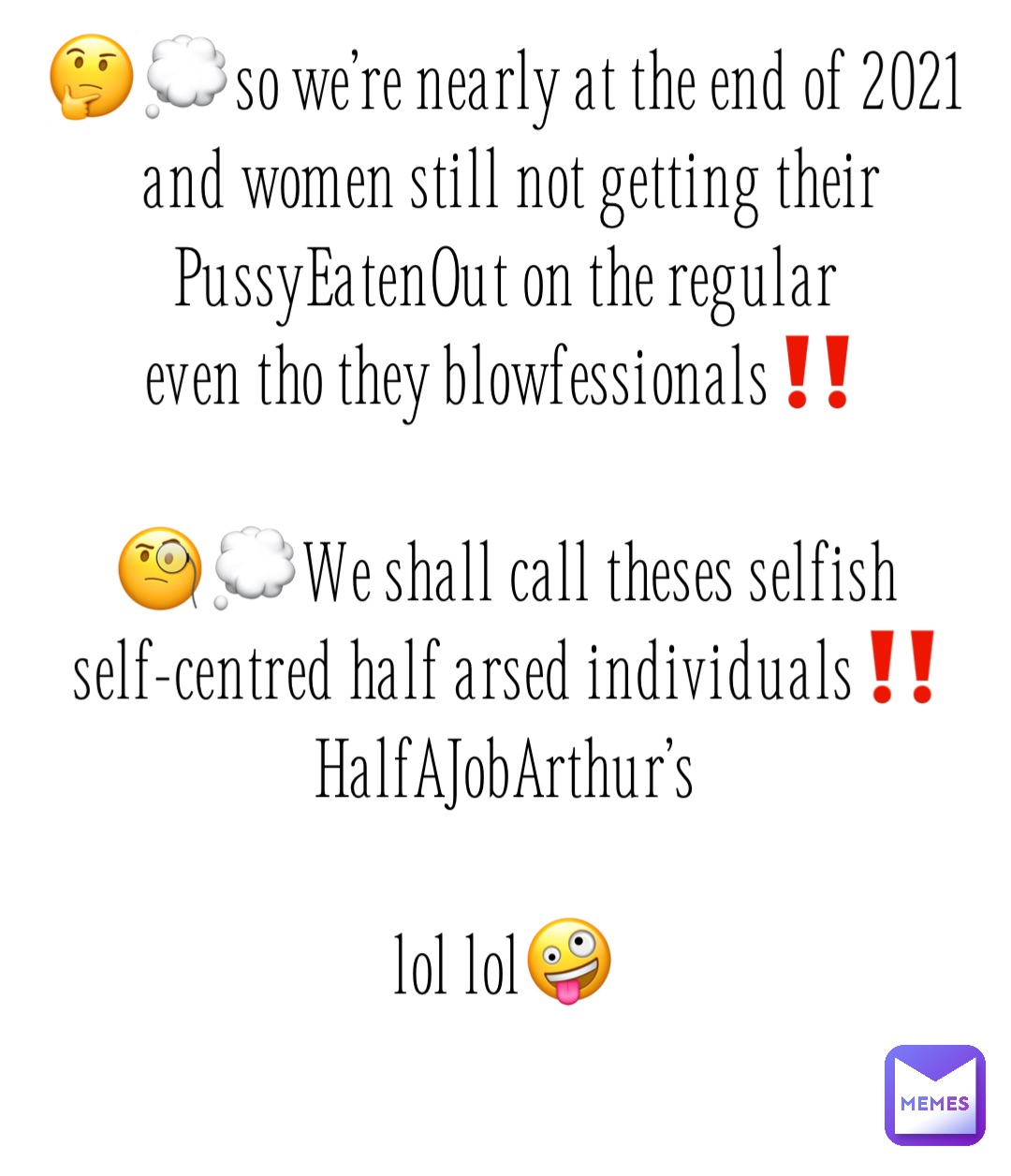 🤔💭so we’re nearly at the end of 2021 and women still not getting their ...