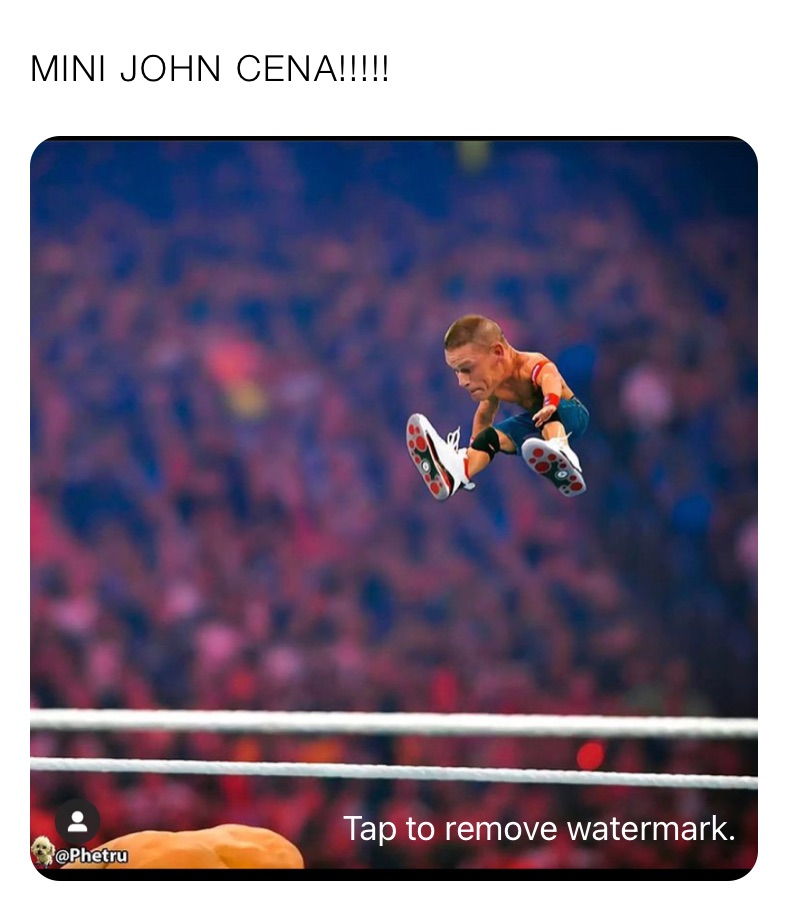 MINI JOHN CENA!!!!! | @cooldeadbro | Memes
