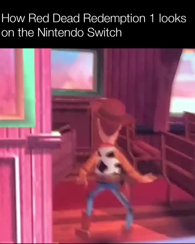 How Red Dead Redemption 1 looks on the Nintendo Switch | @Aimark94 | Memes