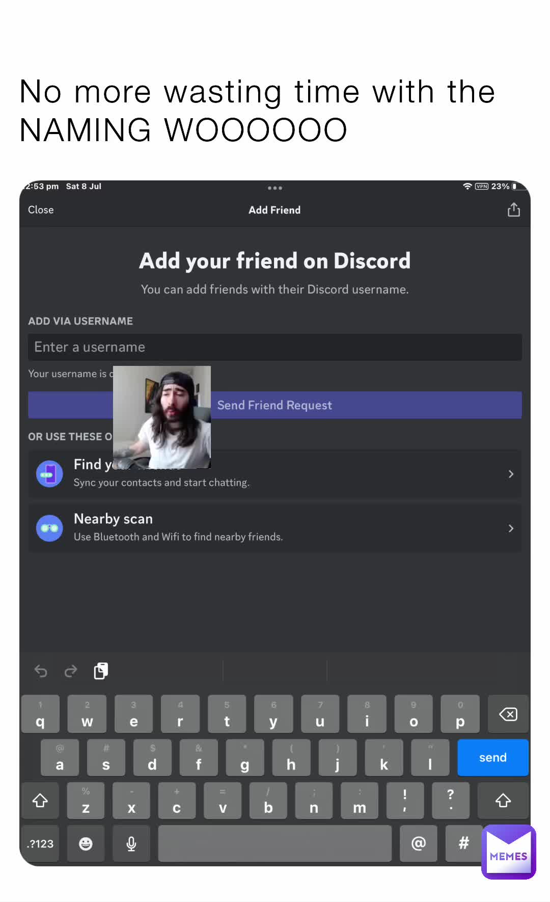 No more wasting time with the NAMING WOOOOOO | @cat_menmm | Memes
