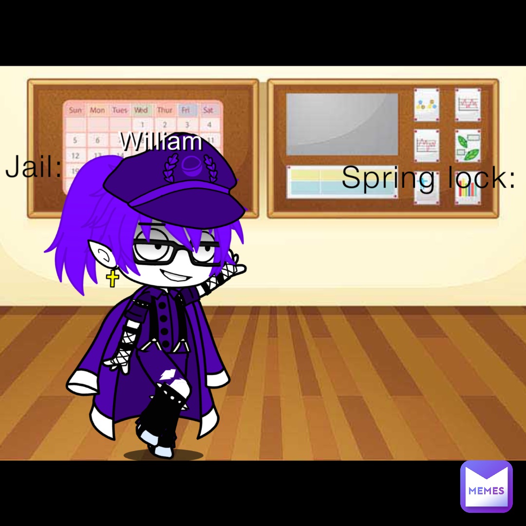 Jail: Spring lock: | @Amish_gardenfairy1 | Memes