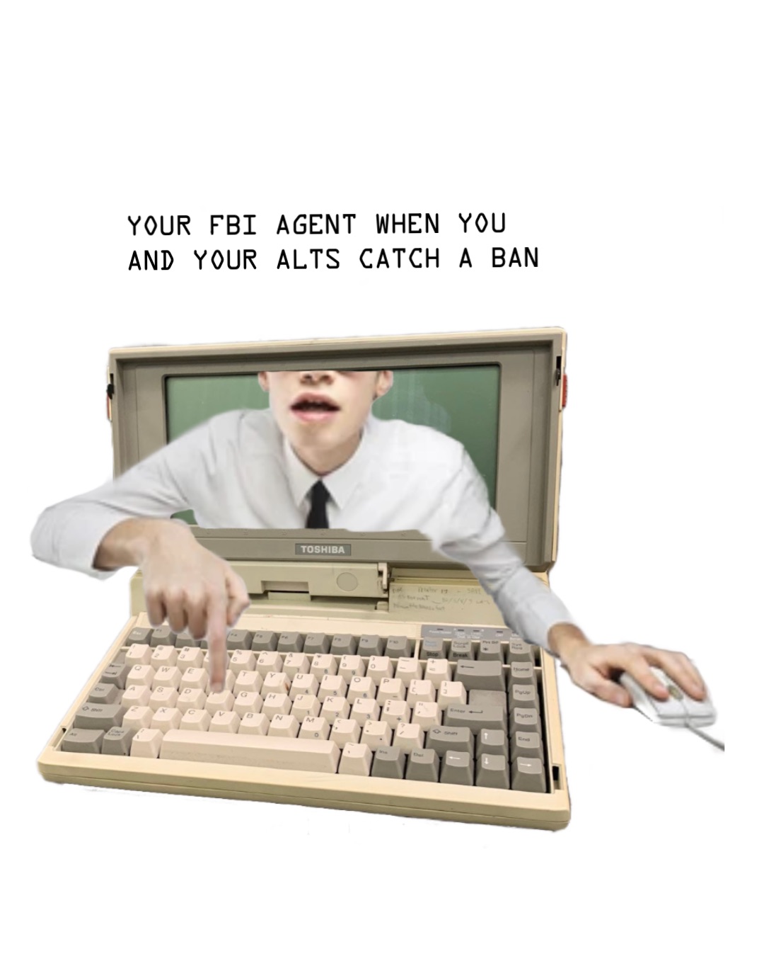 Your FBI agent when you and your alts catch a ban | @utohspaghettio_uwu ...