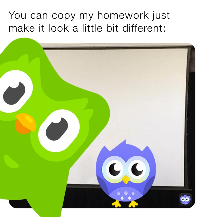 You can copy my homework just make it look a little bit different ...