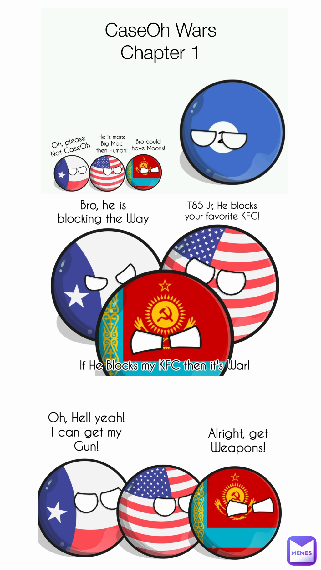 CaseOh Wars Chapter 1 | @T85_Jr | Memes