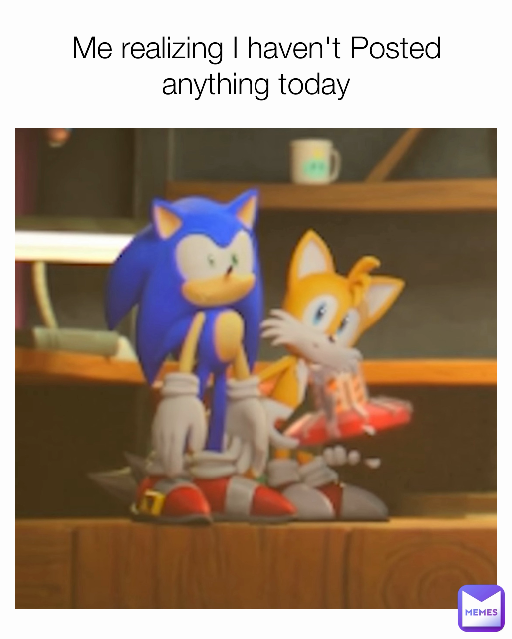 Me realizing I haven't Posted anything today | @T85_Jr | Memes